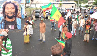 Rasta march and rally - Searchlight