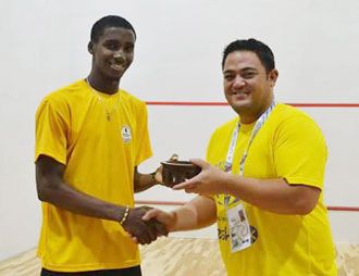 Doyle takes squash award at Commonwealth Youth Games - Searchlight