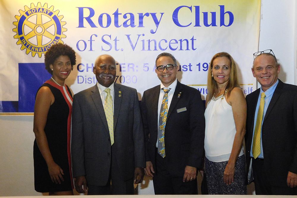 Rotary Club honours Governor General for humanitarian service - Searchlight