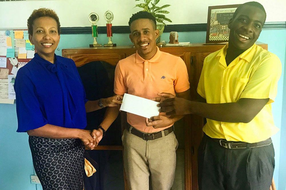 Rodney Small gives to School for Children with Special Needs - Searchlight