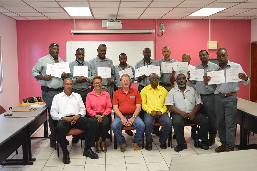 Nine VINLEC Linemen receive CARILEC Lineman Certification - Searchlight