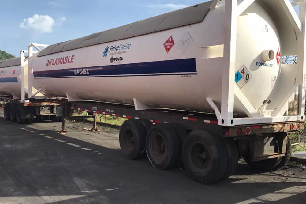 SVG receives two ISA 40-foot LPG tanks from Curacao - Searchlight