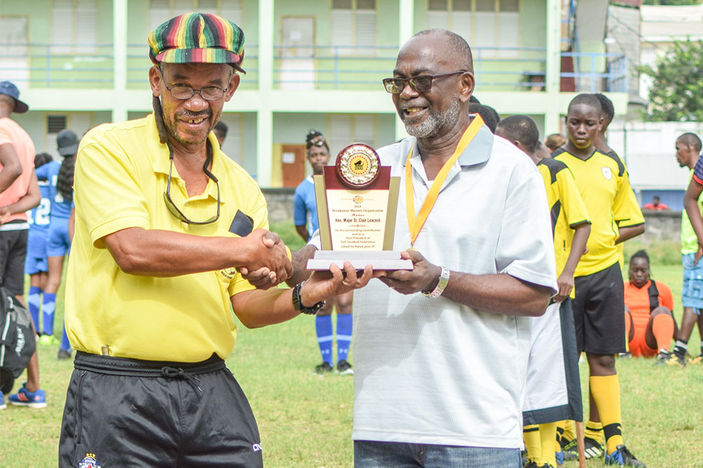 Major Leacock gets red carpet treatment - Searchlight