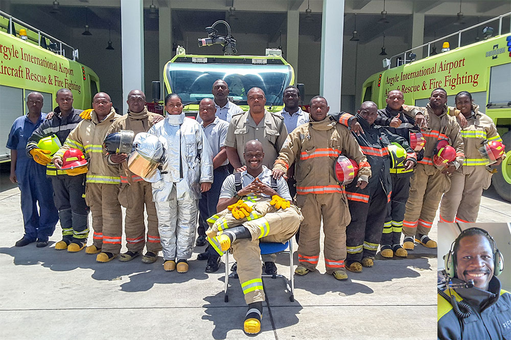 RSVGPF Firefighter awarded master’s degree - Searchlight