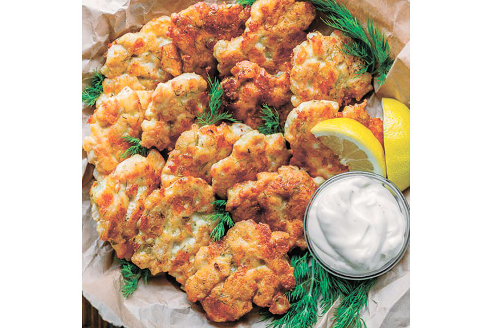 Cheesy Chicken Fritters - Searchlight