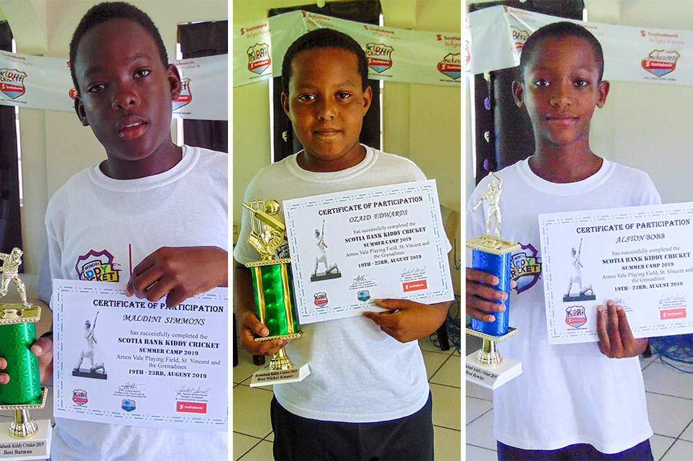 Kiddy Cricket camp concludes,... stand outs recognised - Searchlight