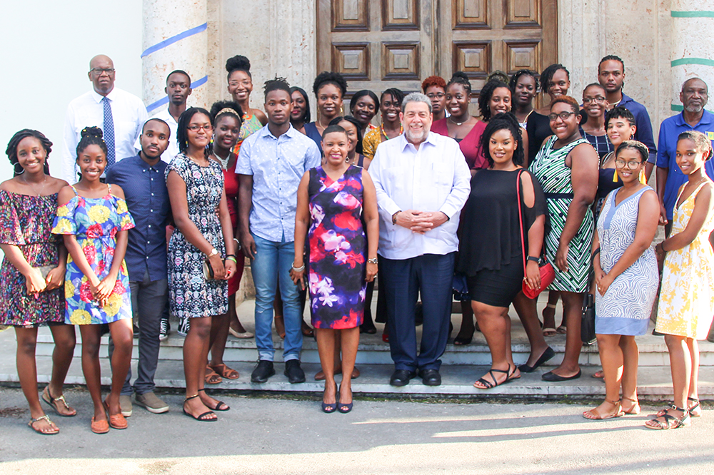 Vincy students in Cuba celebrate Independence - Searchlight