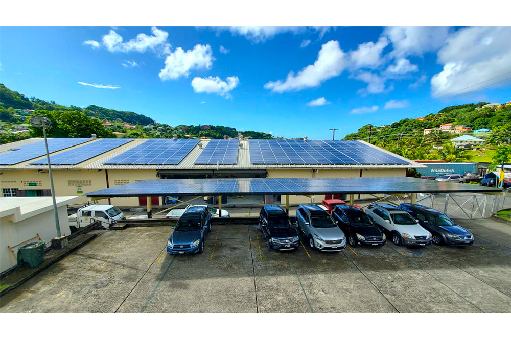 VINLEC installs 114 solar panels at its Cane Hall Engineering Complex ...