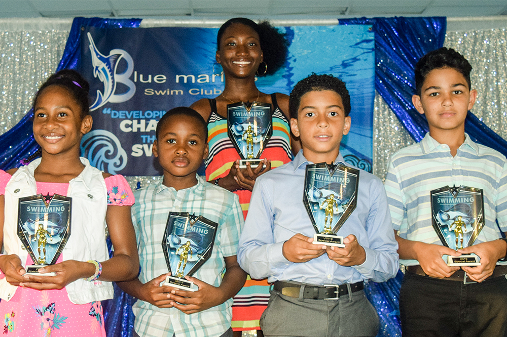 Blue Marlins swimmers feted and recognised - Searchlight