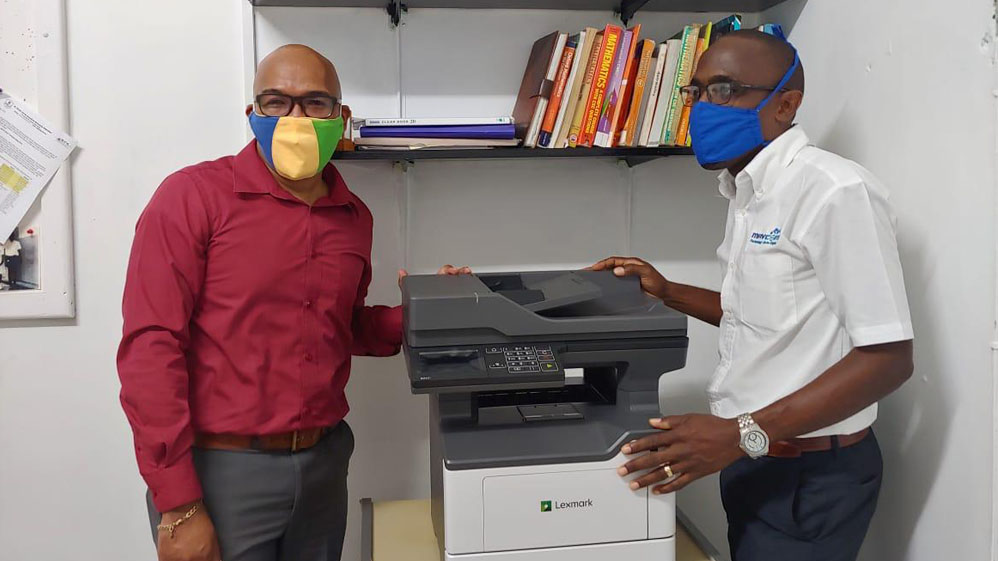 Mavcom SVG Donates Lexmark Printer to Grammar School - Searchlight