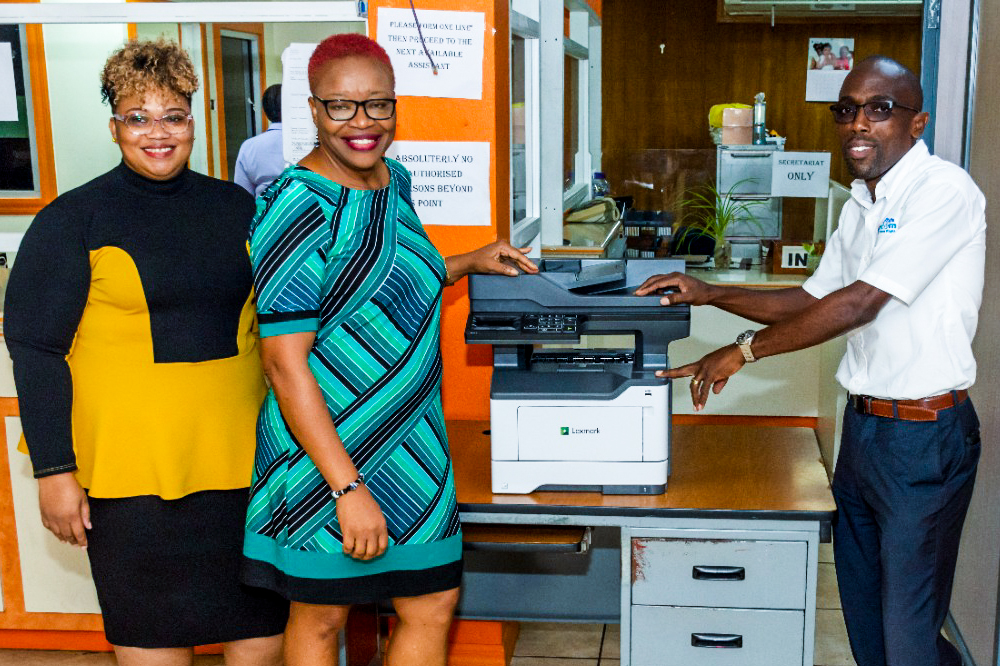 Mavcom donates a multifunction printer to Gender Affairs Division ...