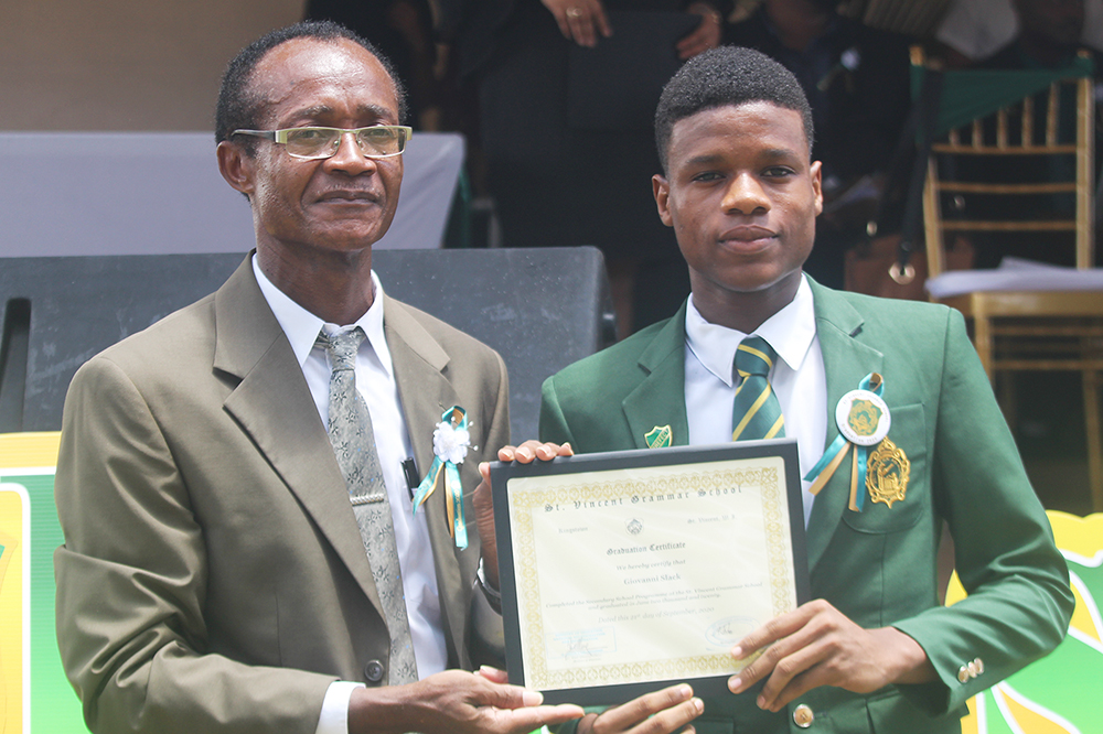 Giovanni Slack is Grammar School 2020 valedictorian - Searchlight