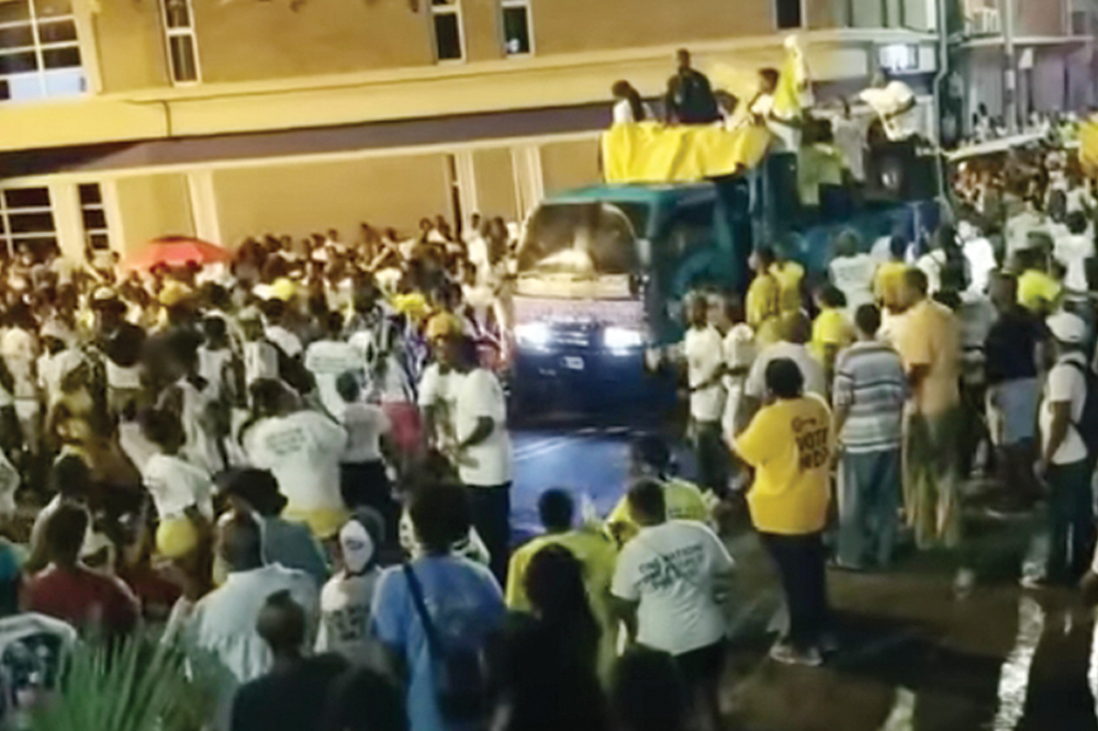 NDP secures popular vote - Searchlight