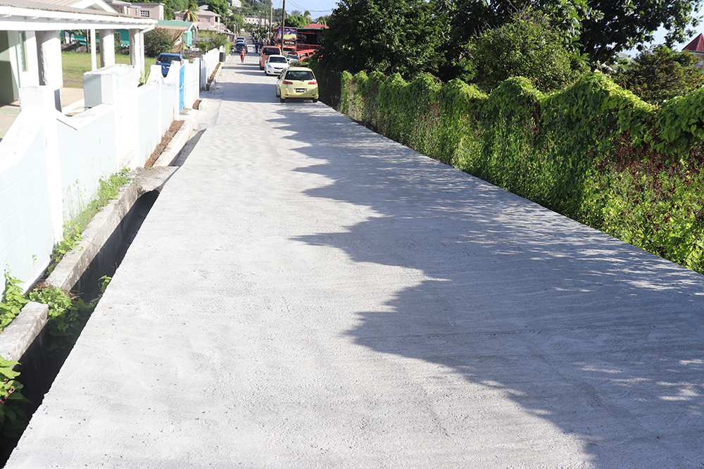Villa Flat gets new concrete road - Searchlight