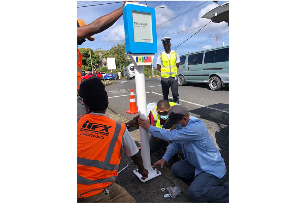 Smart bus stops being installed at 40 locations - Searchlight