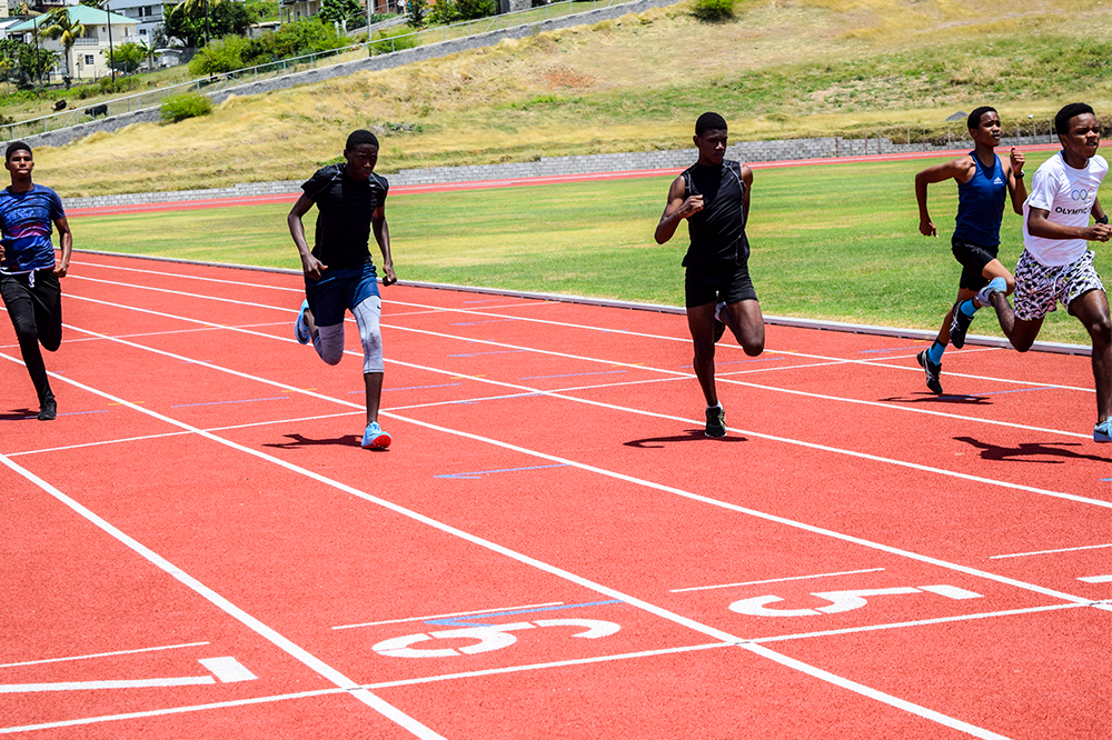 Athletes back on track - Searchlight