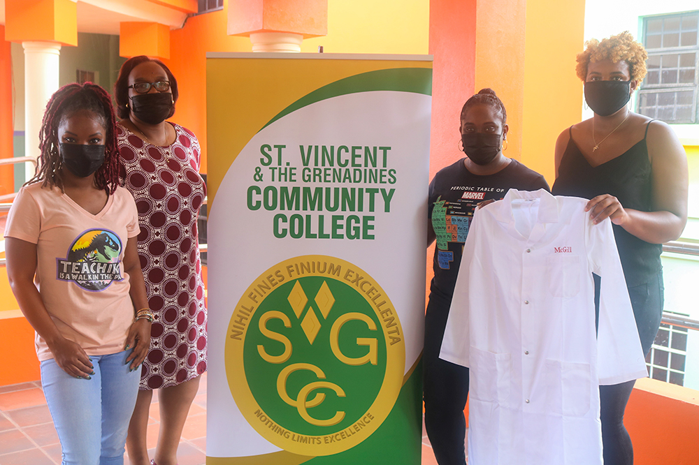 Past student donates lab coats to SVGCC - Searchlight
