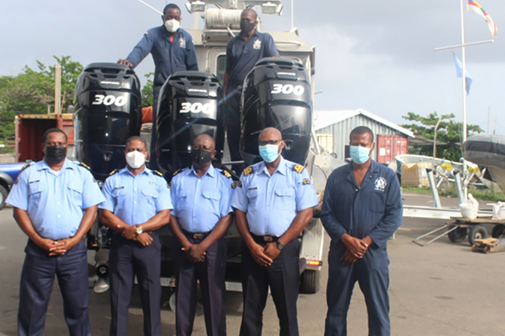 SVG Coast Guard receives new engines from Dominica - Searchlight