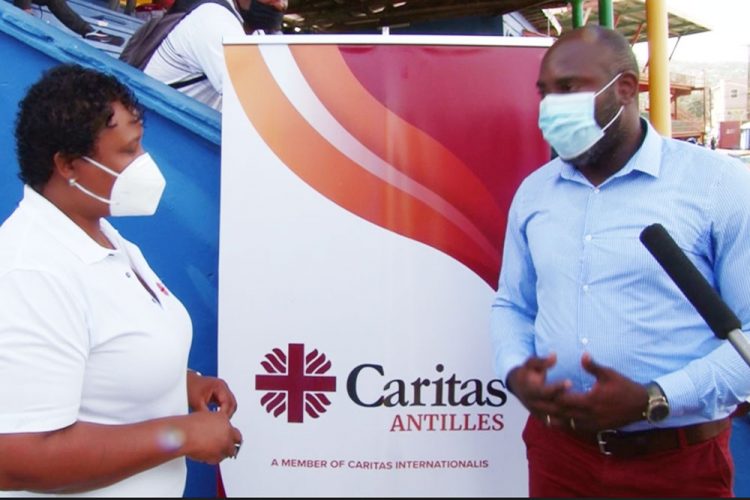 CARITAS Antilles aids vulnerable people from Red Zone - Searchlight