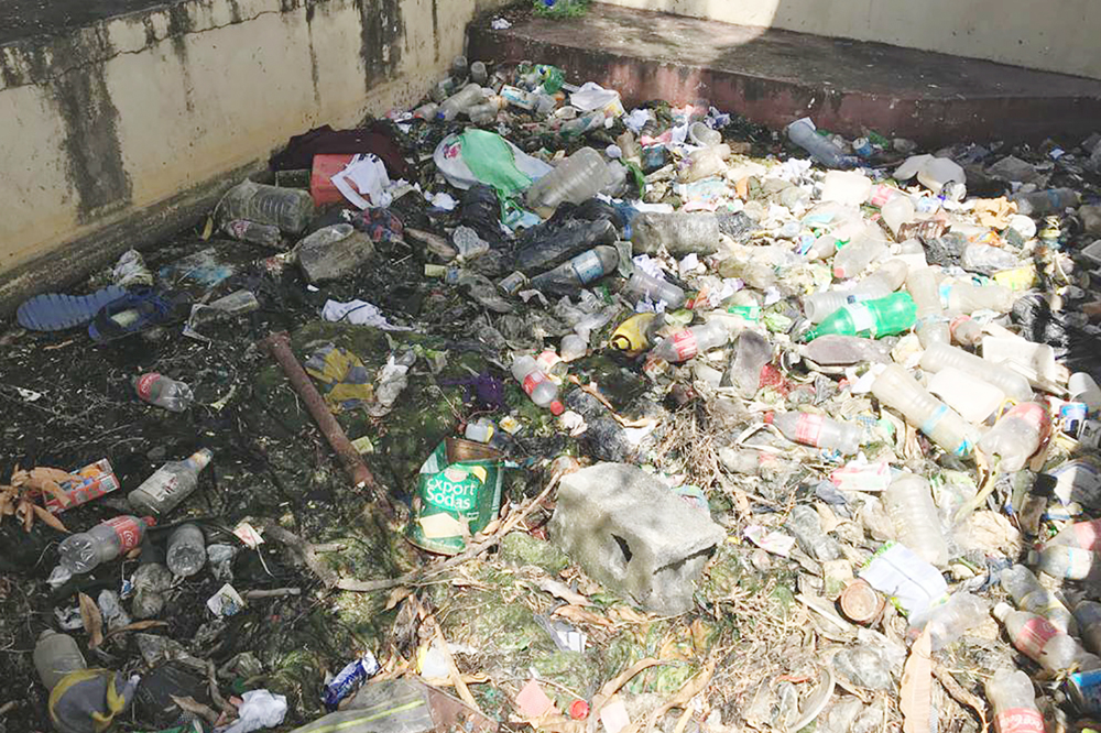 Refuse at Questelles hard court a threat to pre-schoolers - Searchlight