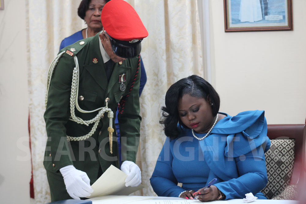 At historic swearing in ceremony Senator Keisal Peters urges young ...