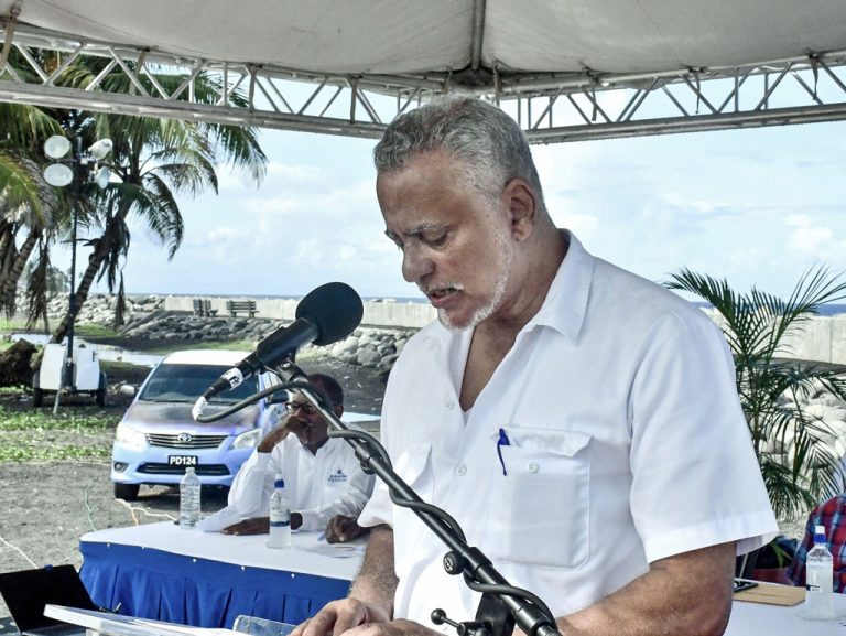Shorelines of SVG being protected from further erosion - Searchlight