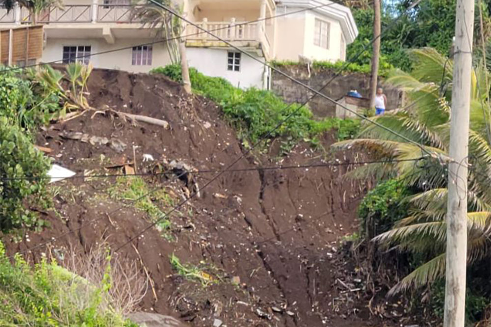 Family house in Owia left hanging after wall collapses - Searchlight