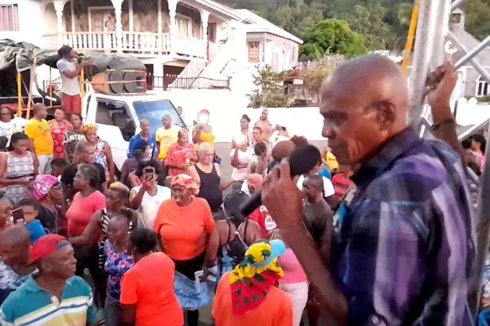 Dr Alston ‘Becket’ Cyrus receives hero’s welcome in Layou