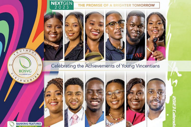 CEO of Bank of SVG receives commendation on 2023 calendar