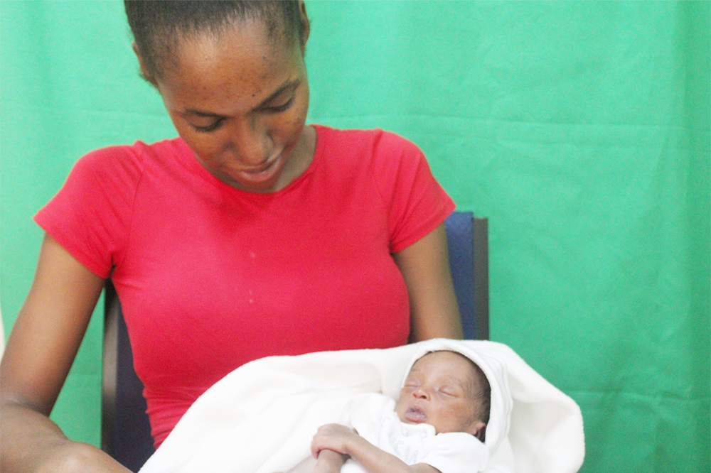 New Year’s baby boy makes surprise entrance