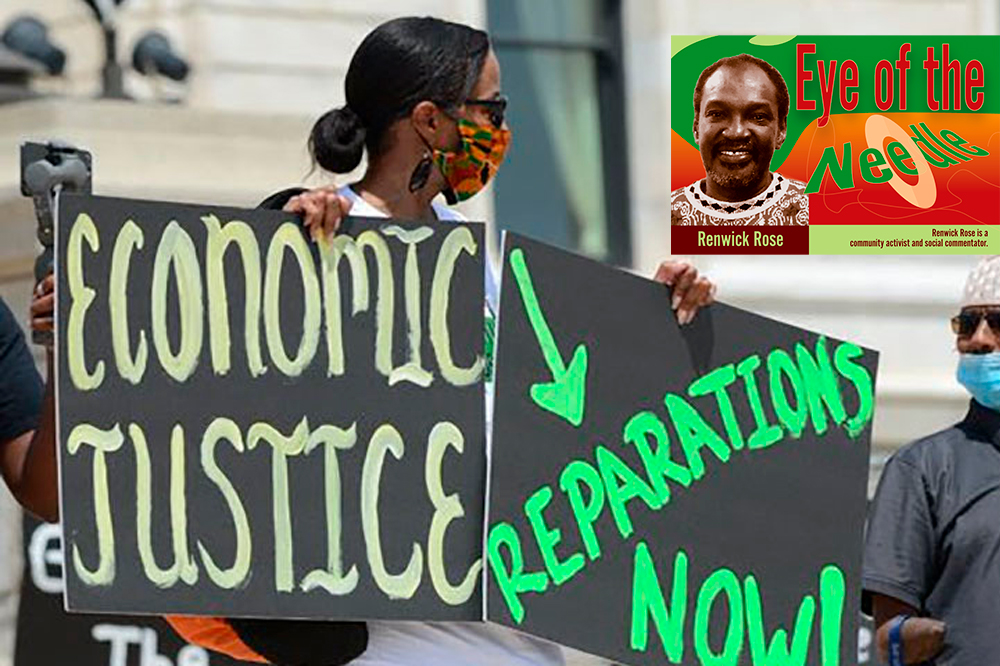 No let up in reparations campaign - Searchlight