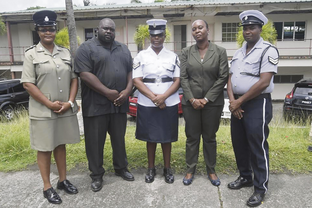 Eight officers celebrate 20 years of policing in SVG