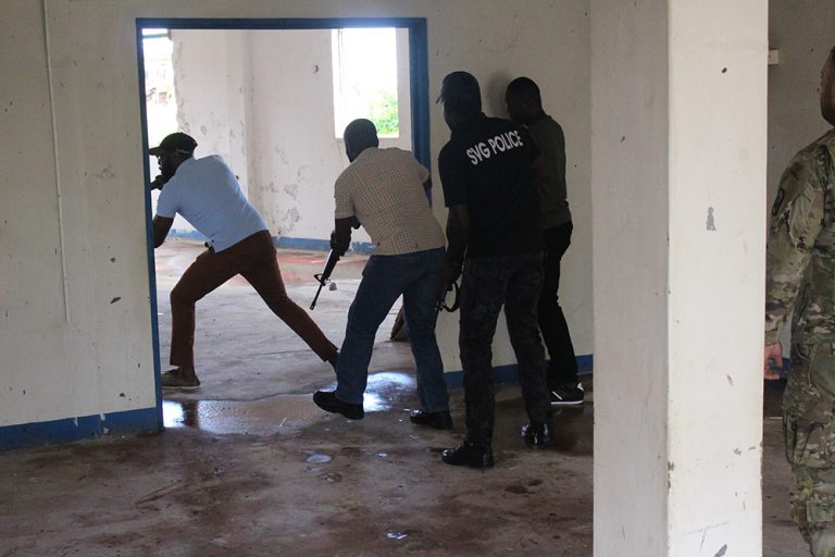 Police Officers receive training in Military Police Operations