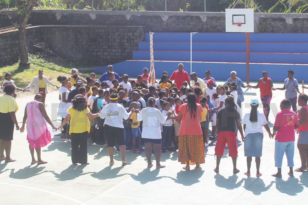 Garifuna delegation engages students at Park Hill Government School