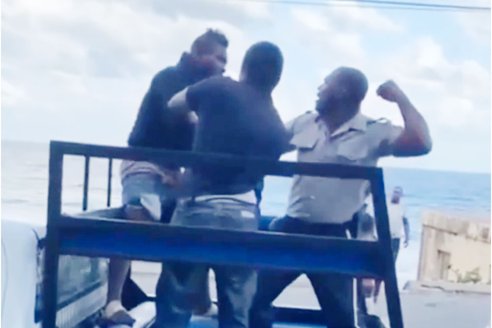 Investigation launched into police confrontation with handcuffed civilian