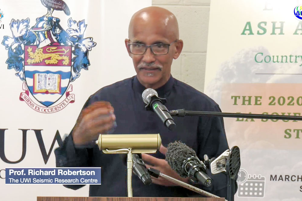 We have ‘exploding mountains’ says Professor Richard Robertson