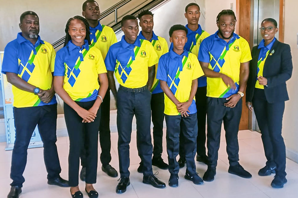 SVG’s team off to Junior Carifta Games in the Bahamas