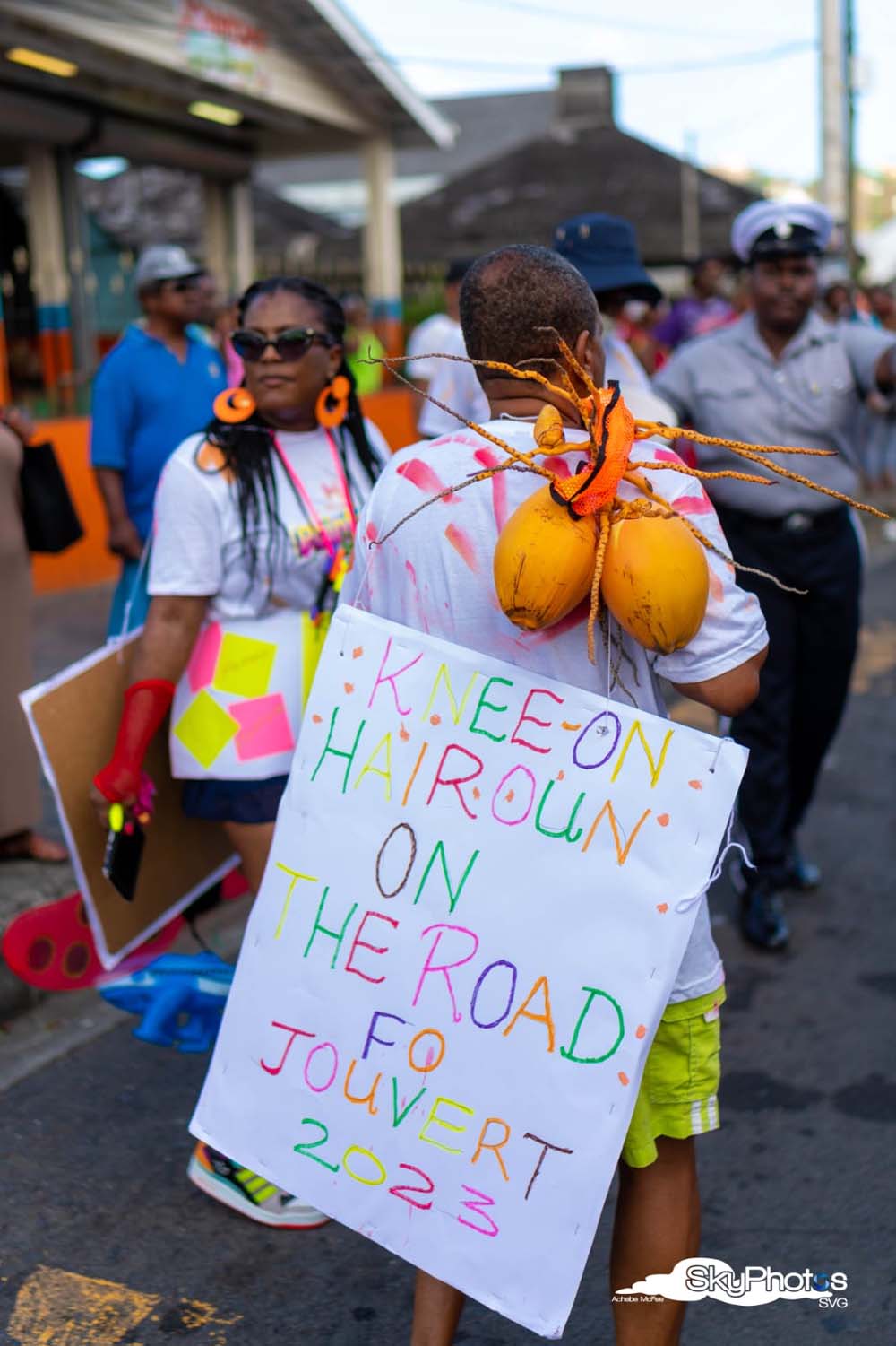 Hairoun launches J’ouvert band - Paintopia - Searchlight