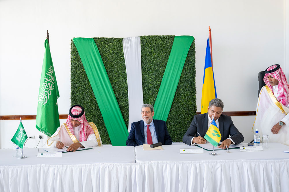 Saudi Fund for Development signs $16 million loan agreement with SVG