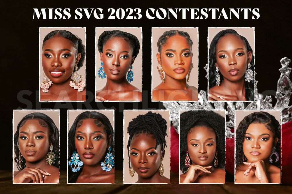 Nine Miss SVG 2023 contestants make first public appearance at ...