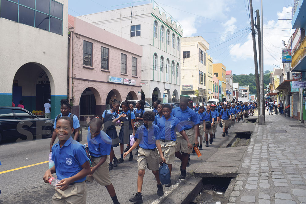 CW Prescod Primary School re-enacts historic occasion