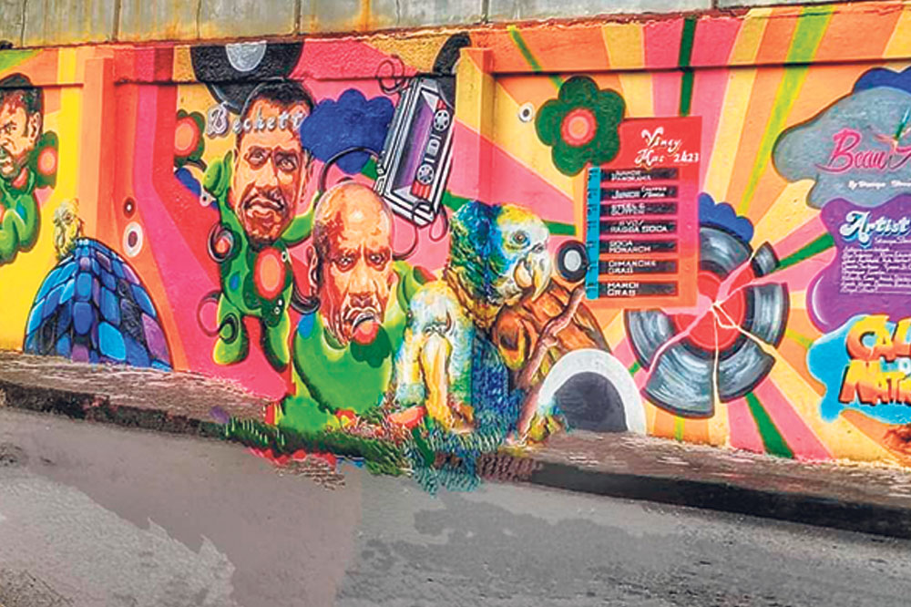 Murals add colour and positivity to Kingstown and Arnos Vale areas