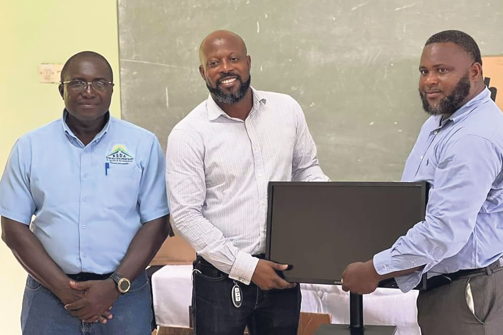 MP gives computers to North Leeward Technical Institute