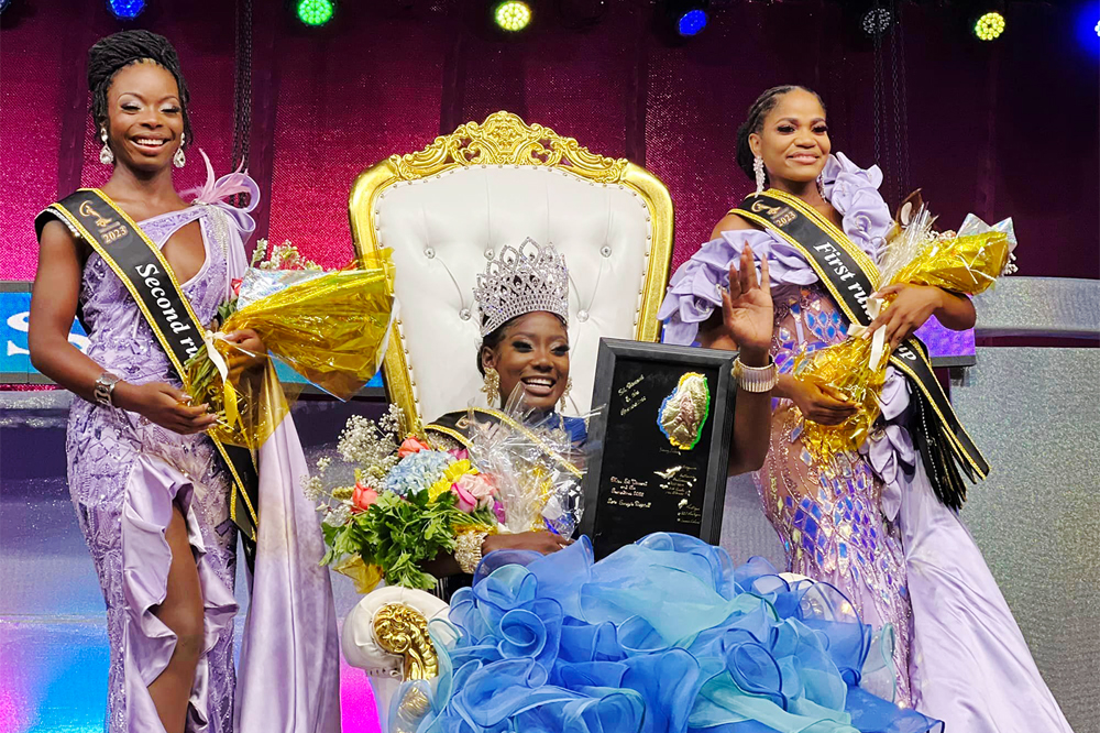 Arena blooms in Miss SVG Pageant