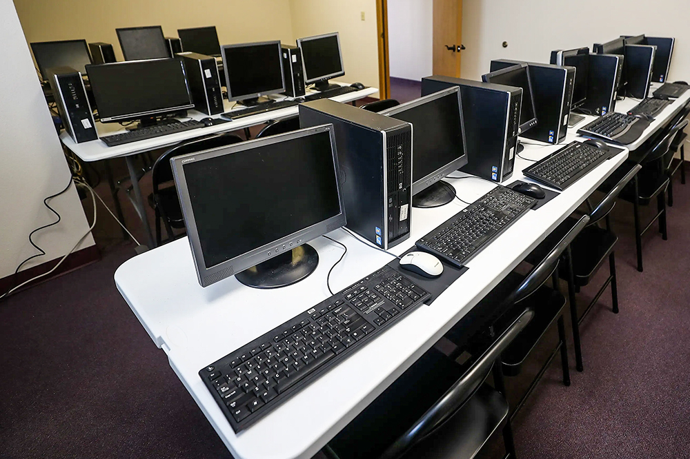North Union Secondary Alumni donate computers to Alma Mater