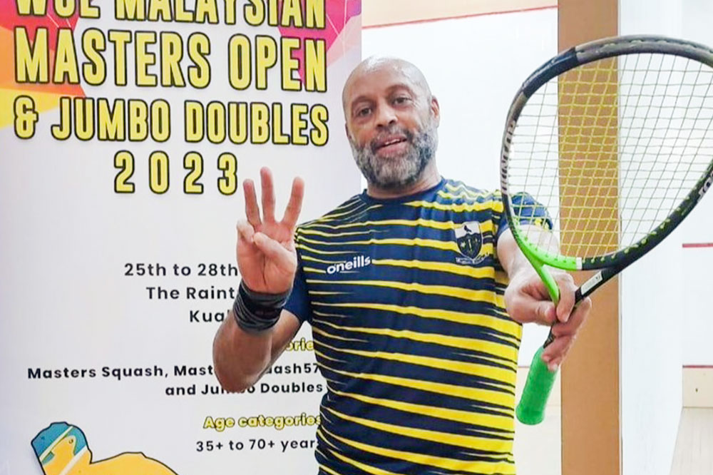 James Bentick three peats Malaysian Squash title - Searchlight
