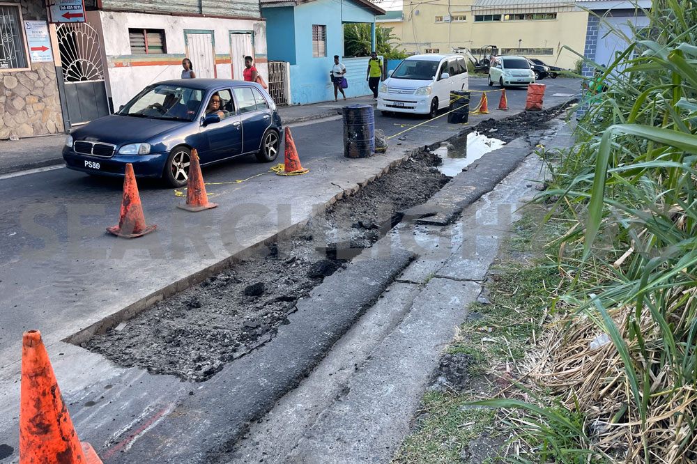 More road work underway at Bentick Square (+Video)