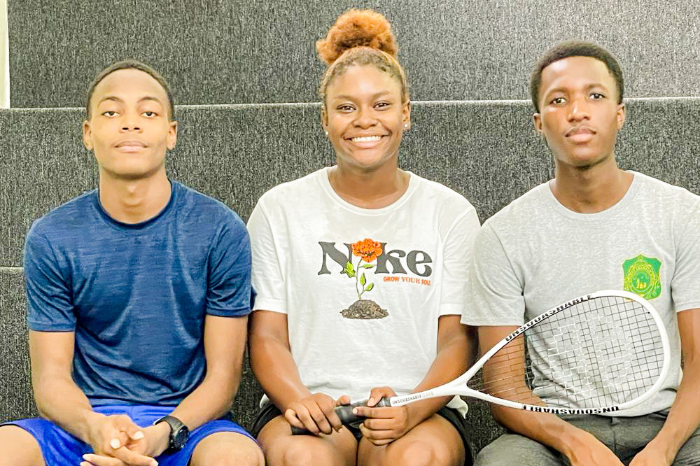 Squash trio for US Open Junior Championships - Searchlight