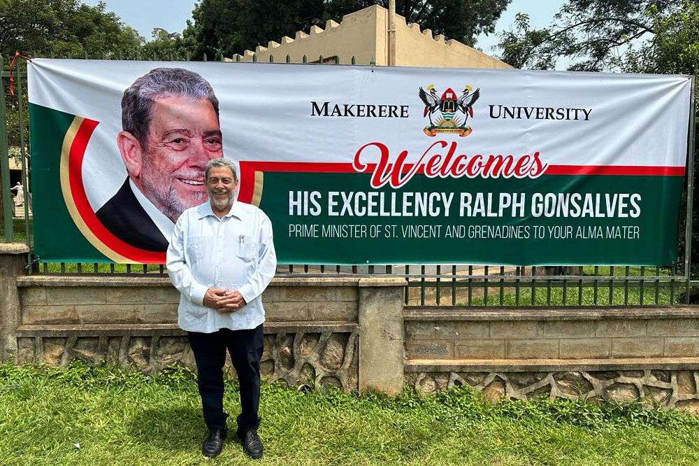 PM Gonsalves visits his old university - Searchlight