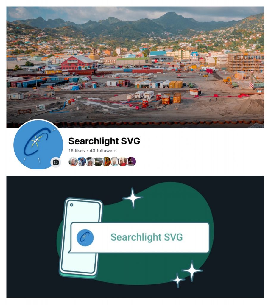 SEARCHLIGHT SVG launches new Facebook page, WhatsApp channel